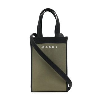 Marni Gestrickte Crossbody Tote Bag - - Bags - Herren - Gr&uuml;n - ONE SIZE