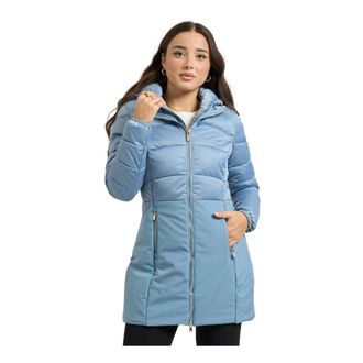 Yes-Zee YES Zee, Femme, Vestes, Bleu, Taille: 44 FR Manteau matelass&eacute;