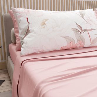 Petti Artigiani Italiani Petti Artigiani Italiani - Bettw&auml;sche aus Baumwolle mit Kissenbez&uuml;gen mit Digitaldruck, f&uuml;r Doppelbett, Maxi, komplettes Bettlaken Oben und unten mit 