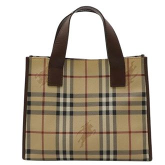 Burberry Sac cabas vintage Pre-owned - Femme - Pre-owned - Beige - Taille: ONE Size