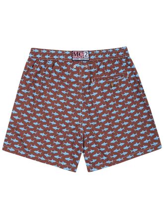 MC2 Saint Barth Polyester Swim Shorts - Brown