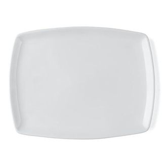 Holst Porzellan FD 336 Porzellan Speisenplatte 36 cm Fine Dining Wei&szlig; 36 x 27,5 x 2,4 cm 1 St&uuml;ck