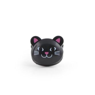 Kikkerland Woodlands Beutel-Clip., plastik, Schwarz, 6er-Set