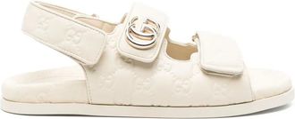 Gucci Sandalen aus Leder - Nude