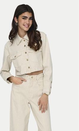 Only Jeansjacke Heather 15311007 Beige Regular Fit
