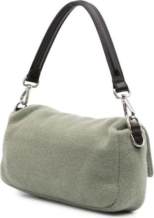 Fendi Hobo Bags - Cashmere Baguette Satchel - Gr. unisize - in Gr&uuml;n - f&uuml;r Damen