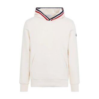 Moncler Homme, Sweatshirts et sweats &agrave; capuche, Blanc, Taille: L SweaT-shirt &agrave; capuche
