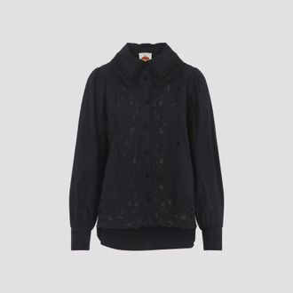 Farm Rio Ebroidered Long Sleeve Shirt