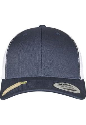 Flexfit Unisex YP Classics Recycled Retro Trucker Cap 2-Tone Baseballkappe, Navy/White, one Size
