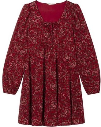 Springfield 1.t.a.Corto Criss Cross Robe décontractée, Rouge Standard, Medium Femme