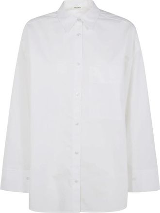 By Malene Birger Femme, Blouses et Chemises, Blanc, Taille: 38 FR Derris Top Shirt