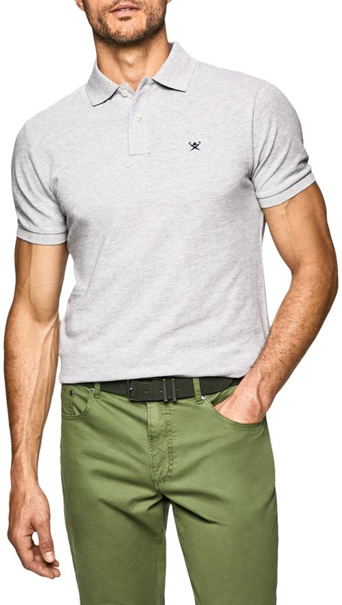 Hackett Herren Slim Fit Logo Polo Shirt, Grey (Light Grey), S ab 99,00 ...