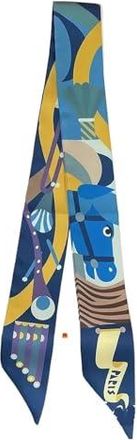 Generic &Eacute;charpe color&eacute;e &agrave; imprim&eacute; cheval, long ruban de style cor&eacute;en pour un style multi-voies, Couleur 2, 90X5CM