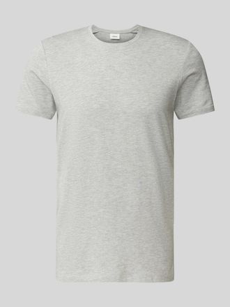s.Oliver Black Label Regular Fit T-Shirt mit Rundhalsausschnitt