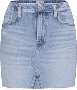 Guess Femme, Jupes, Bleu, Taille: W28 Layla Denim Skirt