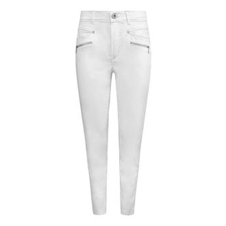 2-Biz Wei&szlig;e Rany Hose mit Rei&szlig;verschlusstaschen - - Trousers - Damen - Wei&szlig; - S