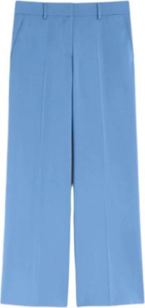 Max Mara Femme, Pantalons, Bleu, Taille: 36 FR Wide Pantalons