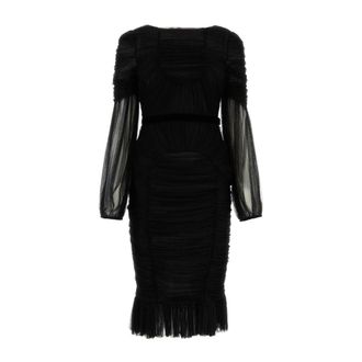 Tom Ford Femme, Robes, Noir, Taille: 34 FR Abito Midi Dress