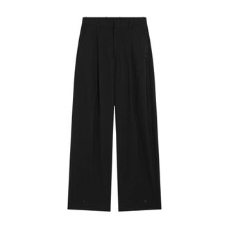 Moncler Schwarze Genie Hose Edward Enninful Stil - - Trousers - Damen - Schwarzk - XS
