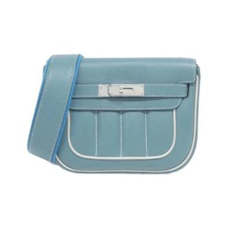 Herm&egrave;s Pre-owned Berline Mini Evercolor Schultertasche - - Pre-owned - Damen - Blau - ONE SIZE