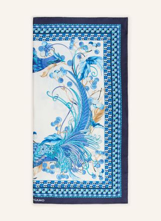 Ferragamo Ferragamo Seidentuch blau