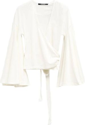 Jacquemus Long-sleeved Tie Blouse