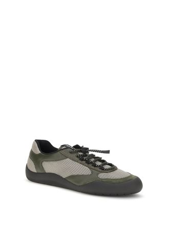 Prada Mens Speedrock Sneakers Militare