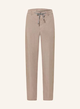Berwich Berwich Chino Regular Fit Mit Leinen beige