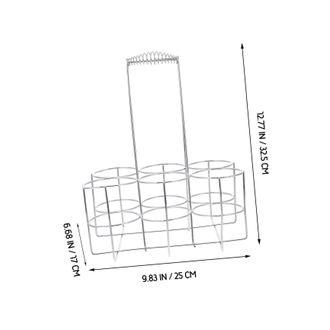DOITOOL Edelstahl Bierflaschentr&auml;ger Flaschenkorb Tragbar Leicht und Kompakt F&uuml;r Party Alltag Geschenk Geeignet