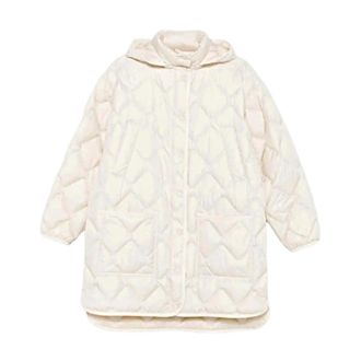 Woolrich Gesteppter Mantel mit Kapuze - - Jackets - Damen - Wei&szlig; - XS/S