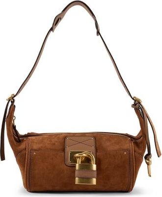 Chlo&eacute; Sac &agrave; main Paddington en cuir daim