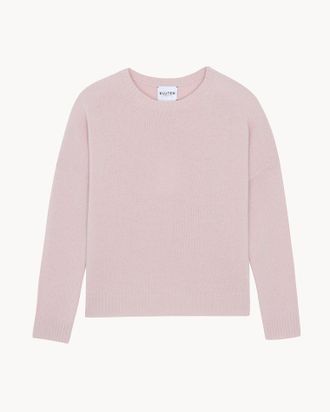 Kujten Pull cachemire col rond oversize femme - Pull Amelie