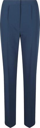 Patrizia Pepe Femme, Pantalons, Bleu, Taille: 38 FR Viscose Slim Pants
