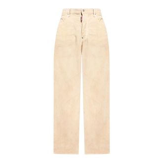 Dsquared2 Homme, Pantalons, Beige, Taille: M Corduroy Pants