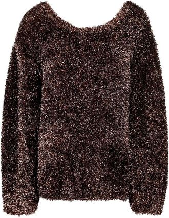 Dries Van Noten Damen, Strickwaren, Braun, SGr&ouml;&szlig;e