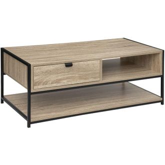 5five Simply Smart 5five Simply Smart - Table basse aliaj effet ch&ecirc;ne naturel - 5five