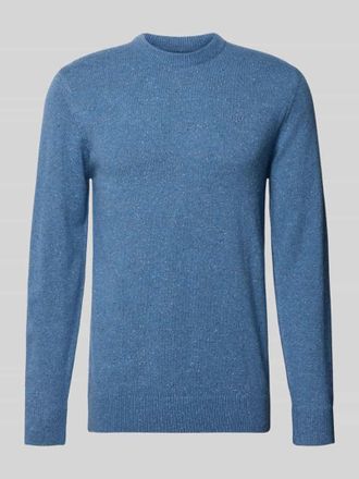 Barbour Pullover aus Woll-Seide-Mix mit Rundhalsausschnitt Modell TISBURY
