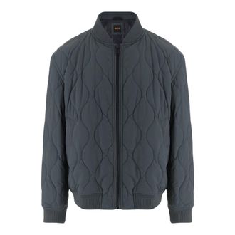 HUGO BOSS Nylonjacke mit Steppmuster - - Jackets - Herren - Gr&uuml;n - 2XL
