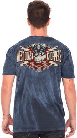 West Coast Choppers Men T-Shirt Spark Vintage Blue, Gr&ouml;&szlig;e:S, Farbe:Vintage Blue