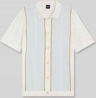 HUGO BOSS Regular Fit Freizeithemd aus Baumwoll-Mix Modell C-LASTRO