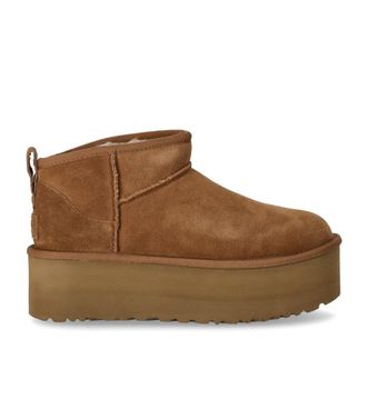 UGG BOTTE CLASSIC ULTRA MINI PLATFORM CHESTNUT UGG
