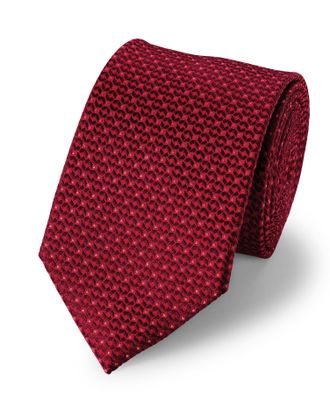 CHARLES TYRWHITT Krawatte aus Seide - Rot