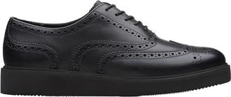Clarks Femme GlicklyBrogue2 Tissu Oxford, Black Leather, 36 EU