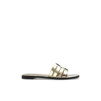 Tory Burch Ines Slide - Femme - Chaussures - Jaune - Taille: 39 1/2 EU
