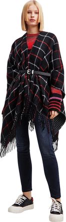 Desigual PONCHO PICTURAES PARIS, 2000 BLACK, U