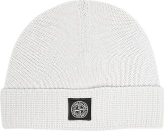 Stone Island unisex, Accessoires, Gris, Taille: S Bonnet en maille fine