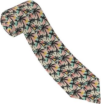 Generic Cravate DAffaires Imprim&eacute; Roses Style Hawa&iuml;en Formelle Tie Classique Cravate Pour Homme Pour Remise De Dipl&ocirc;me C&eacute;l&eacute;brations Affaires