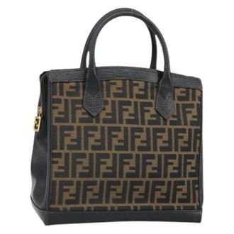 Fendi Pre-owned Vintage Canvas Handtasche - - Pre-owned - Damen - Braun - ONE SIZE