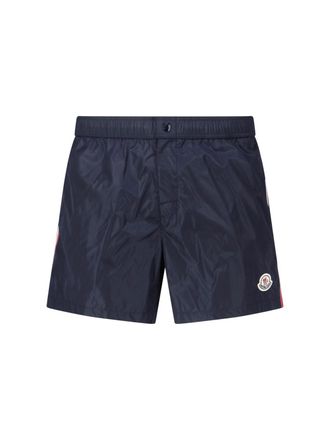 Moncler Beach Shorts Logo