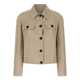 Brunello Cucinelli Damen, Jacken, Beige, 2XSGr&ouml;&szlig;e
